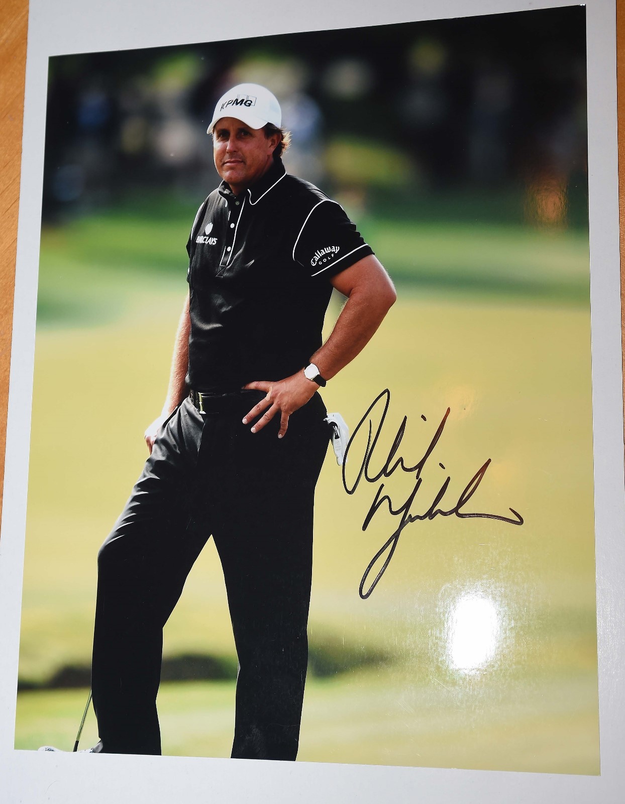 Phil Mickelson, PGA TOUR, WELLS FARGO CHAMPIONSHIP autographed 11x14 ...
