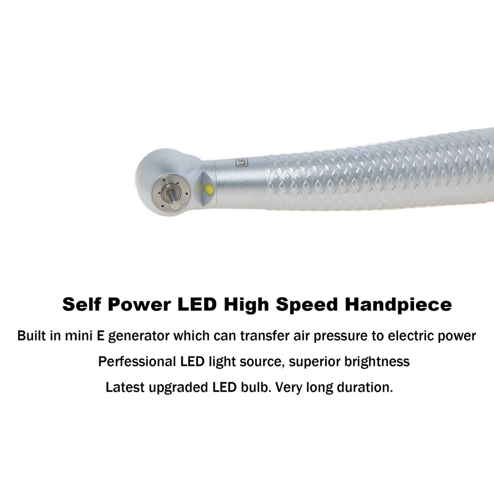 COXO Dental High Speed Handpiece LED Self Power Turbine Fit NSK Coupler ...