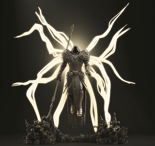 Inarius Arch Angel Diablo IV 4 Resin 3d printed DIY model kit Unpainted ...