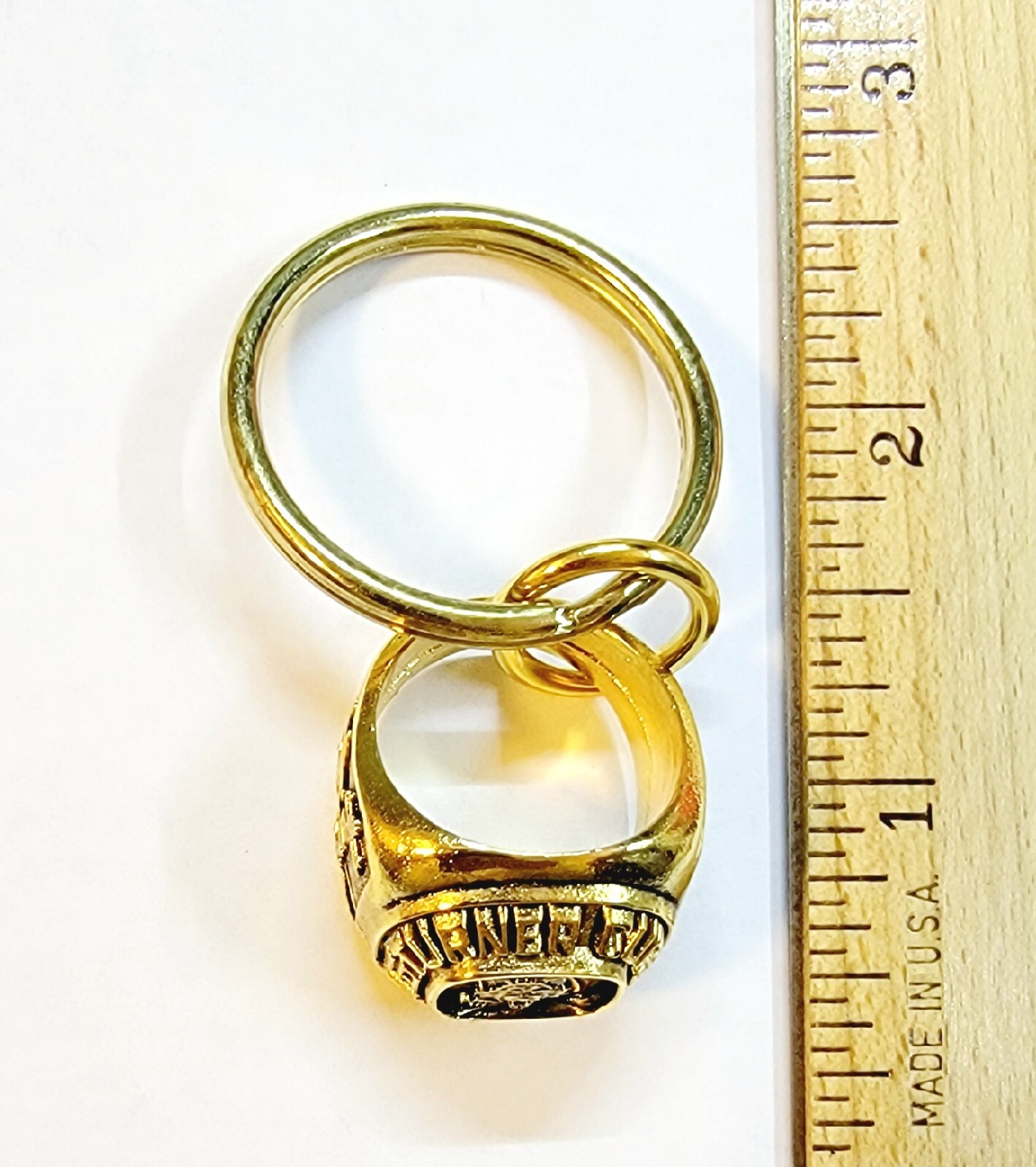 Vintage Chicago Wolves Championship Ring Keychain Turner Cup IHL Hockey ...