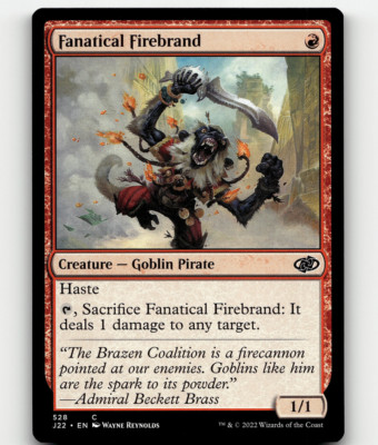 MTG Fanatical Firebrand Jumpstart 2022 Common | eBay