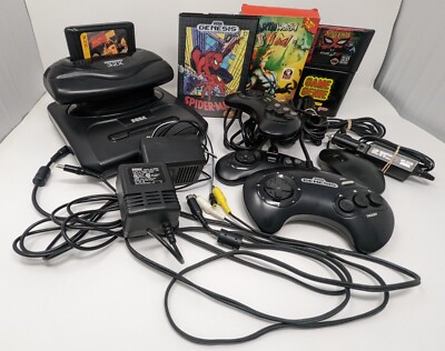 Sega Genesis with 32X Console Model 2 Bundle With Games Controllers ...