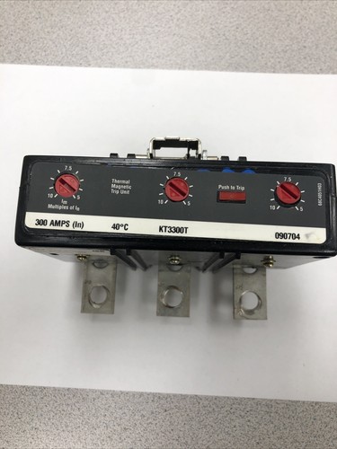 Cutler-Hammer KT3300T Thermal Magnetic Trip Unit, 300A, 3 Pole | eBay