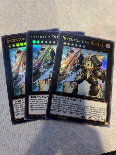 Yu-Gi-Oh! TCG Inzektor Exa-Beetle Order Of Chaos ORCS-EN046 Unlimited ...