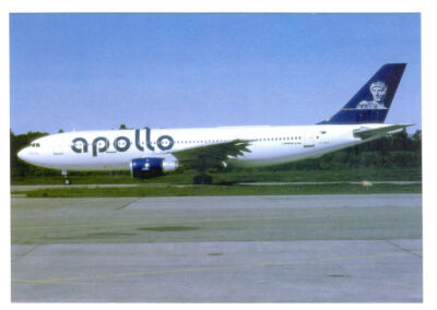 APOLLO Airlines Airbus A-300B4-203 Postcard | eBay