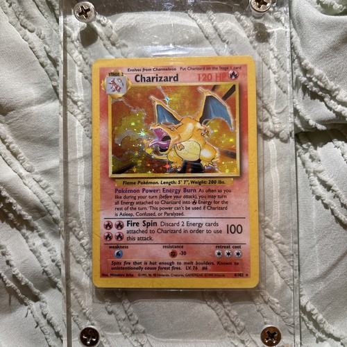 Pokémon TCG Charizard Base Set 4/102 Holo Rare Unlimited Vintage | eBay
