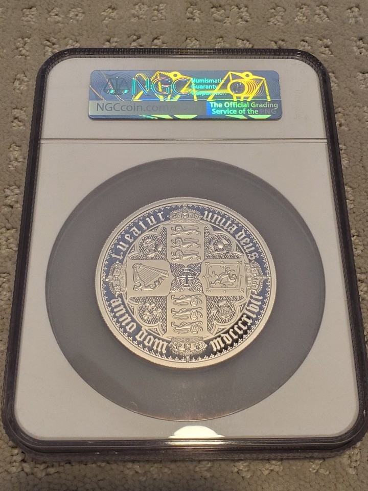 2021 Alderney 10 Ounce Silver New Gothic Crown PF70 Ultra Cameo Jody ...