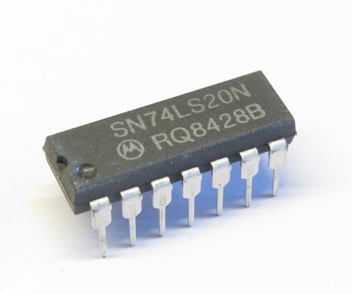10pcs SN74LS20N Dual 4-Input NAND Gate, Motorola | eBay