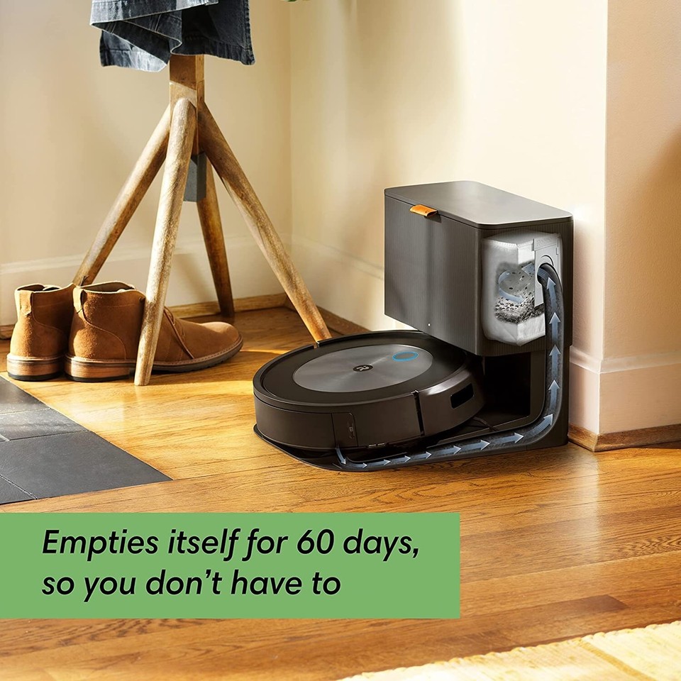 iRobot Roomba j7+ Self-Emptying Vacuum Cleaning Robot - Certified ...