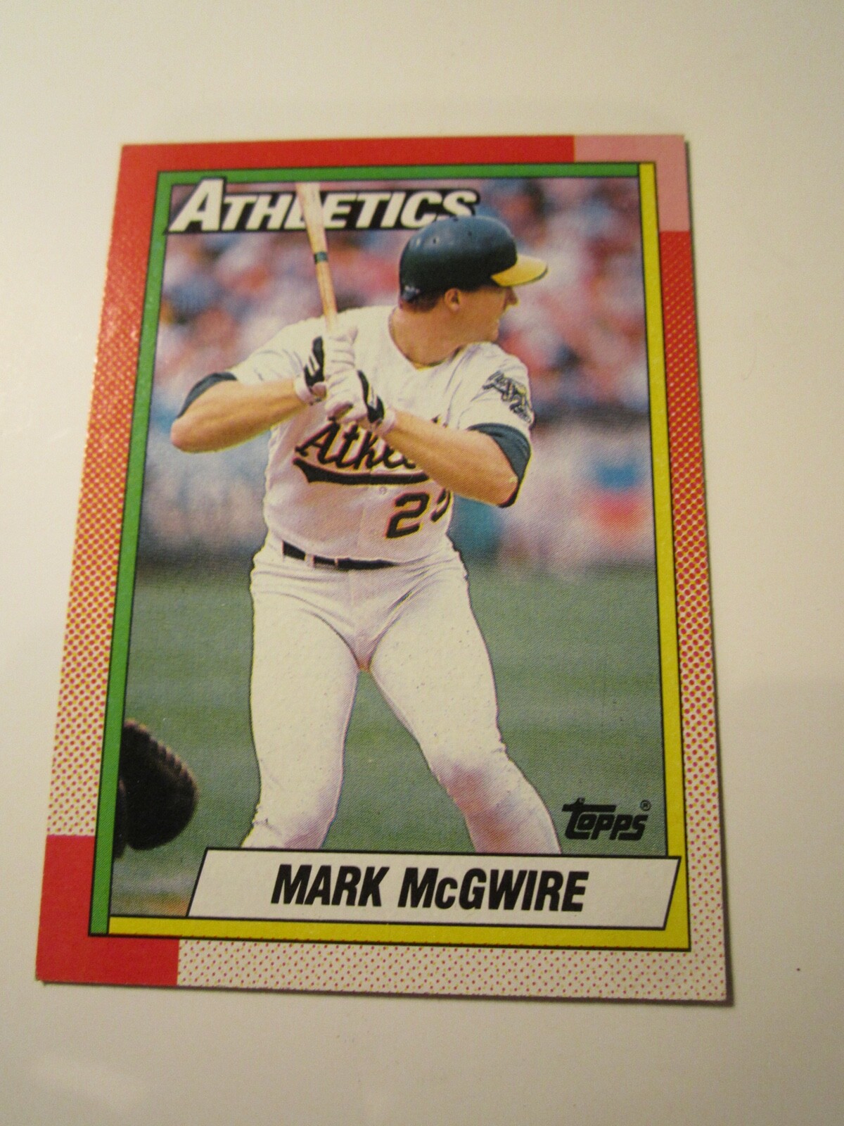 1990 MARK MCGWIRE TOPPS BASEBALL CARD #690 - BOX SC-1 | eBay