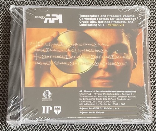 API Temperature and Pressure Volume Correction Factors CD Measurement ...