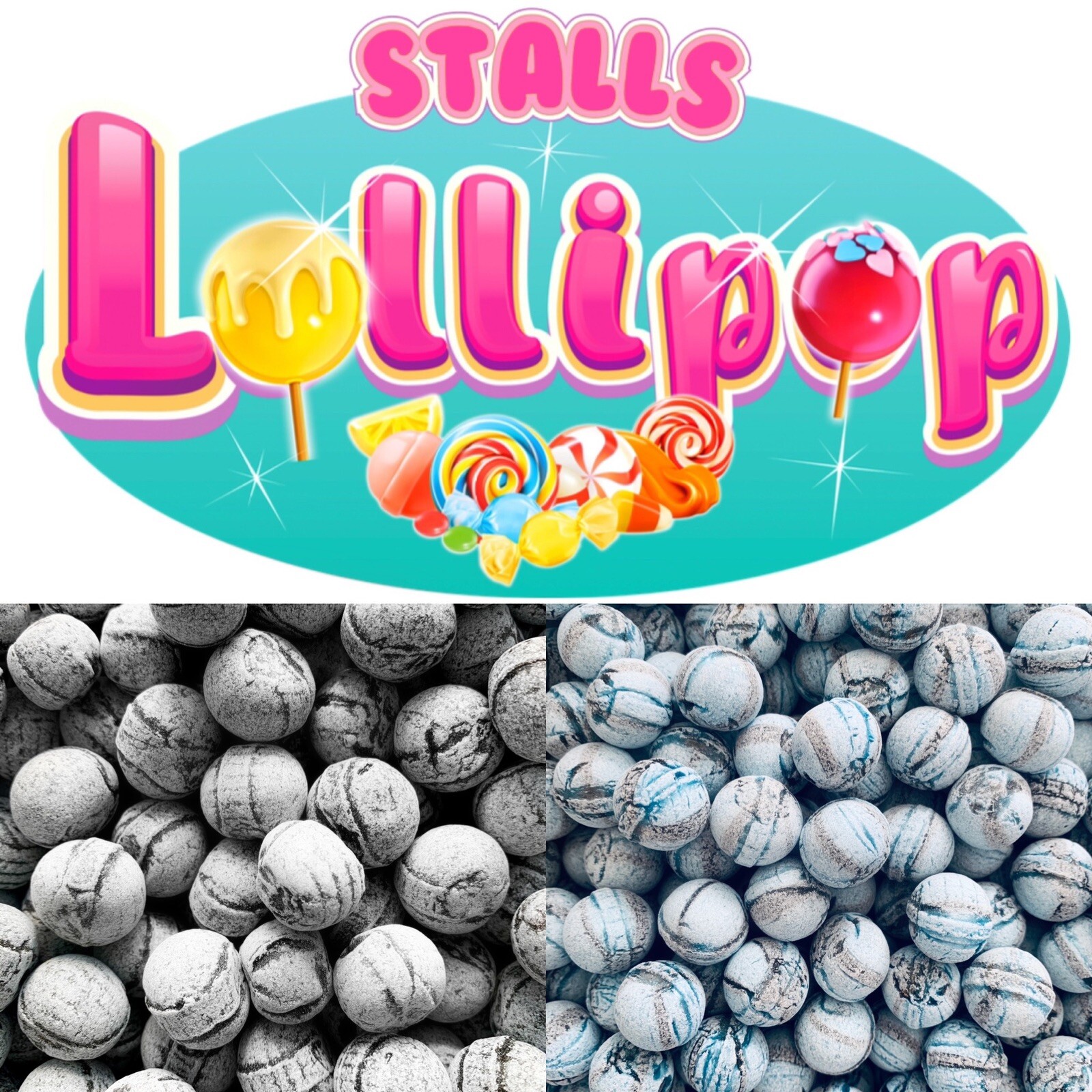 Lakritzbonbons Pfefferminz und Türkischfeuer - Lutschbonbons von Stalls ...