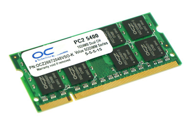 OCZ26672048VS0 GENUINE OCZ LAPTOP MEMORY 1GB DDR2 PC2 5400 (CA610) | eBay