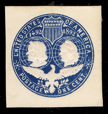 GENUINE SCOTT #U348 BLUE MINT COLUMBIAN EXPO CUT SQUARE - ESTATE ...