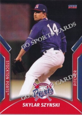 2022 Stockton Ports Skyar Szynski RC Rookie Oakland Athletics | eBay