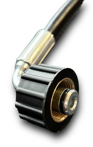 Schlauchadapter Kupplung für Kärcher M22 x 1,5 90° Winkel ÜW auf M22 IG ...