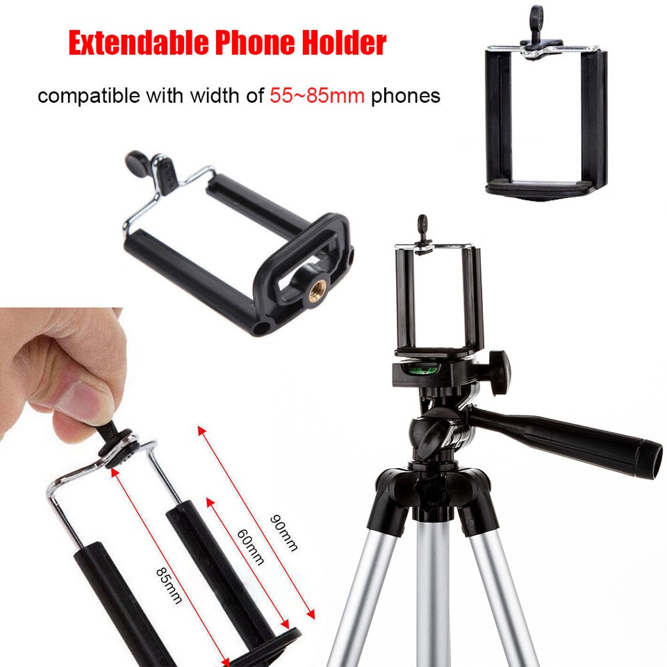 Professional Camera Phone Holder Tripod Stand for Smartphone iPhone ...