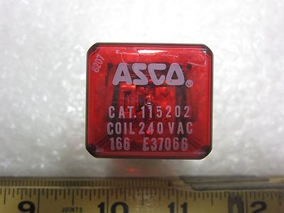 Asco 115202 8-Pin 240VAC Coil Relay, New | eBay