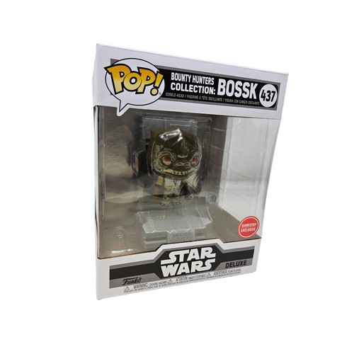 NEW Funko Pop Star Wars Bossk 437 Figure Bounty Hunters Game Stop ...