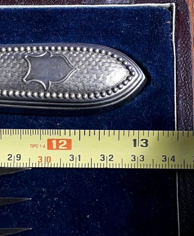 Antique Boxed Silver Plated Harrison Brothrrs & Howson Fish Serving Set ...