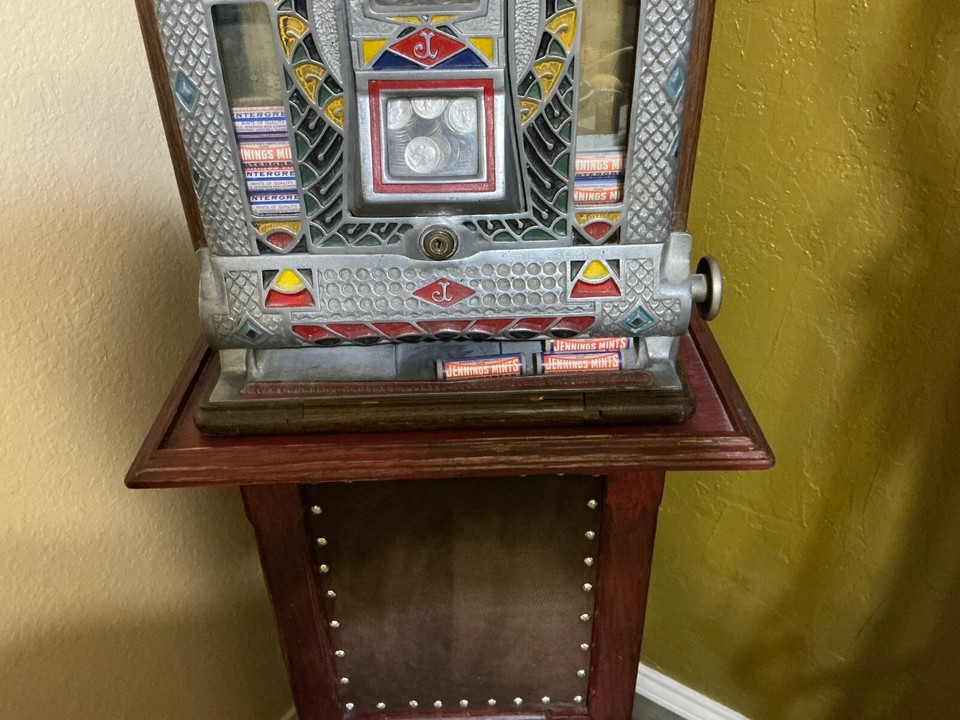 Jennings slot machine, 25 cent Peacock Mint Vendor early 1930’s | eBay