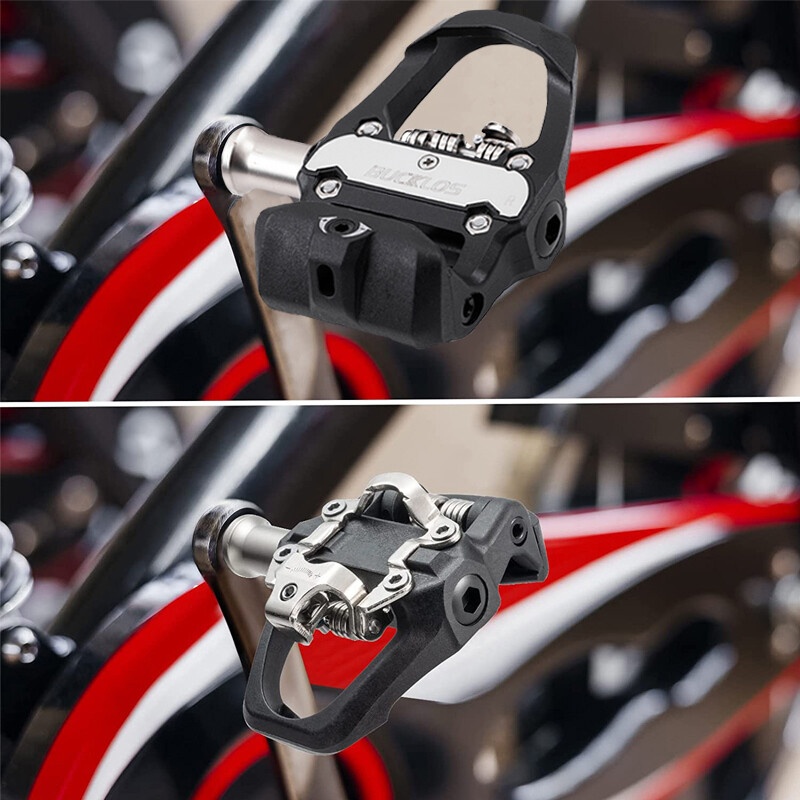 BUCKLOS SPD/LOOK DELTA Bicycle Pedal Self-locking Road Mountain Bike ...