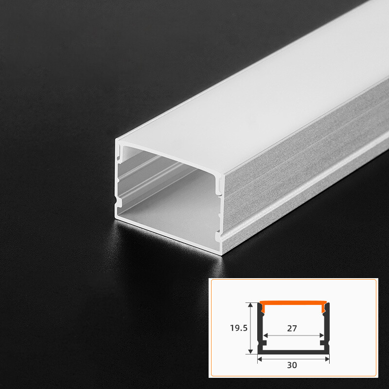10Pcs 3.3ft Each LED Aluminum Profile Channel Holder with Cover for LED ...