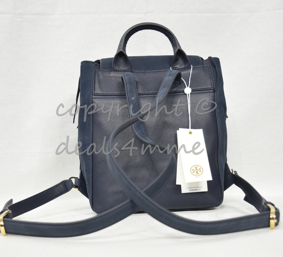 NWT Tory Burch Harper Fringe Suede Mini Backpack in Otter Brown OR Tory ...