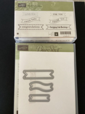 Stampin Up Itty Bitty Banners And Die Set | eBay