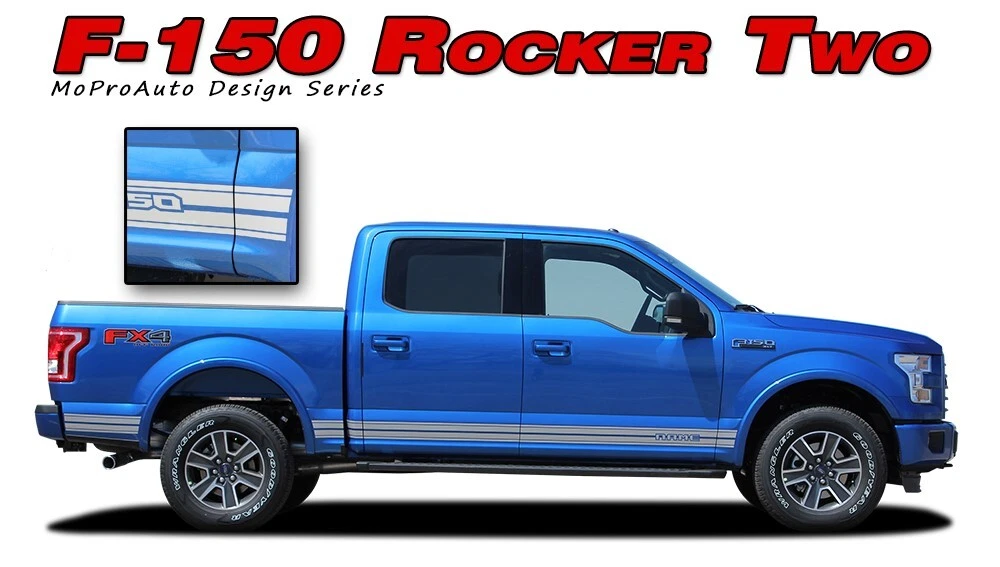 2021 2022 2023 Ford F-150 Stripes Rocker Lower Rocker Vinyl, 49% OFF