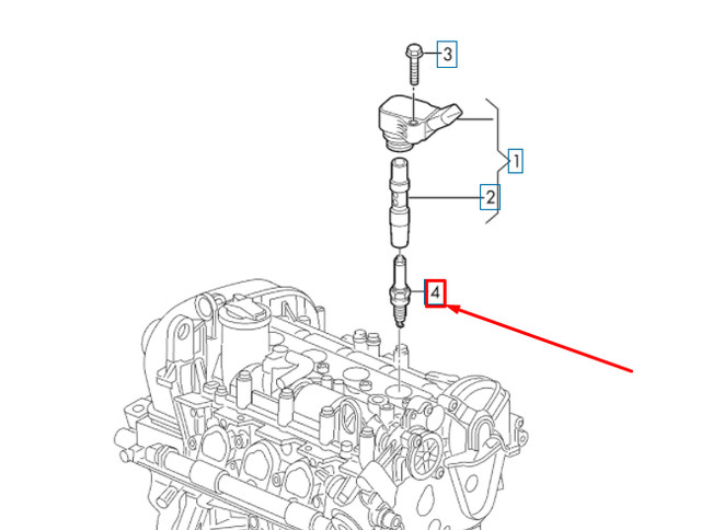 Genuine Volkswagen Group Spark Plugs . Part Number 05E905602 for sale ...