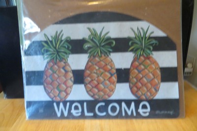 Studio-M Yard Designs Magnetic Yard Sign - A Pineapple Welcome | eBay