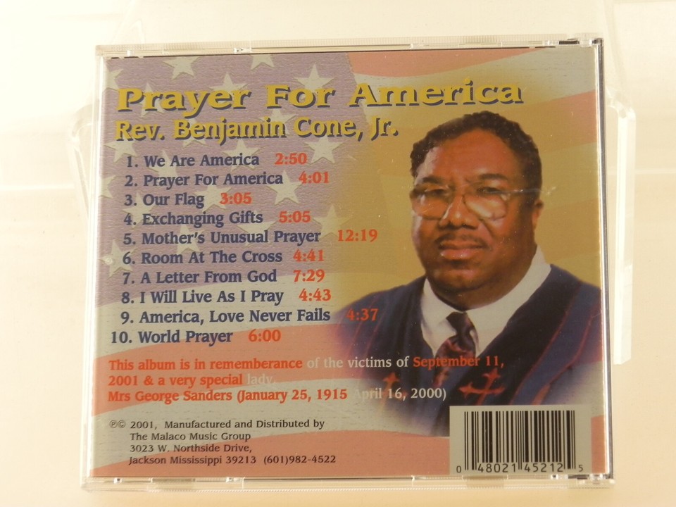 Rev. Benjamin Cone - Prayer For America - CD 48021452125| eBay