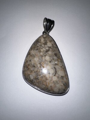 Charoite Triangular, Stone Pendant, S.S 925 | eBay