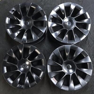 20" Tesla Model Y Induction Factory Wheels 118822300B Rims Satin Black ...