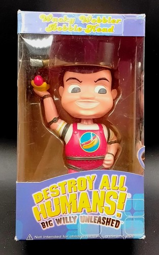 Destroy All Humans Big Willy Unleashed Bobblehead NIB Funko Wacky ...