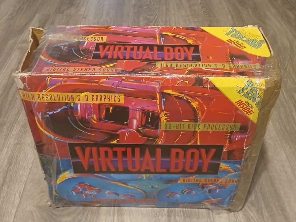 Nintendo Virtual Boy Console with Original Box AC Adapter-No Video ...