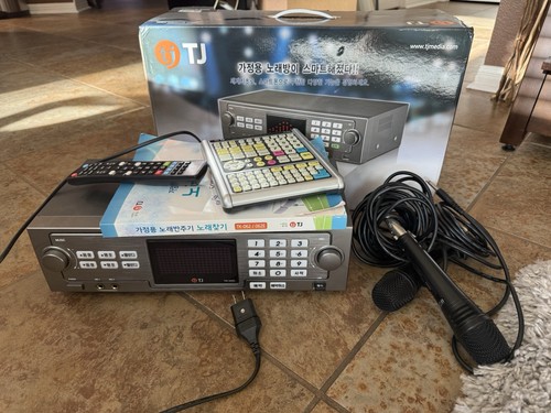 TJ Taijin Media TKR-365HK Home Karaoke Machine System + Keyboard Remote ...