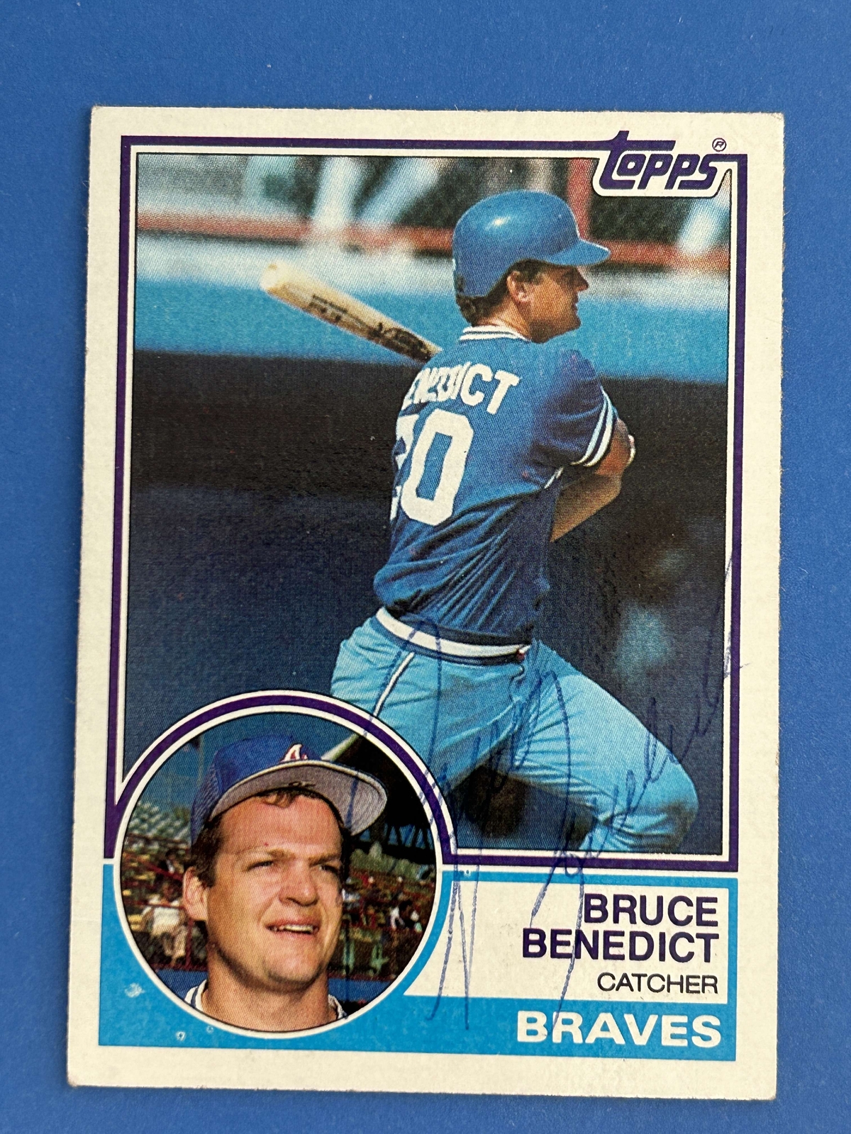 Bruce Benedict Autograph Signed 1983 Topps Atlanta Braves | eBay