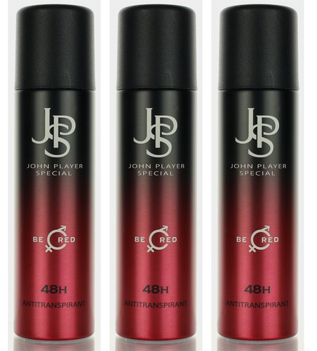 3 x John Player Special Be Red 48h Antitranspirant deo Spray 150ml | eBay