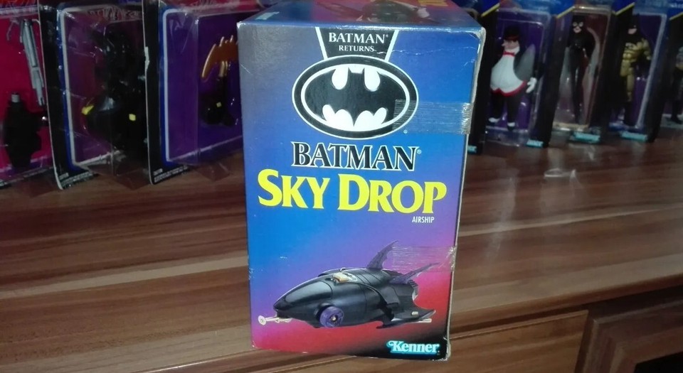 💥🦇💥 1992 Batman Returns Kenner Vintage Sky Drop Airship Vehicle MISB ...