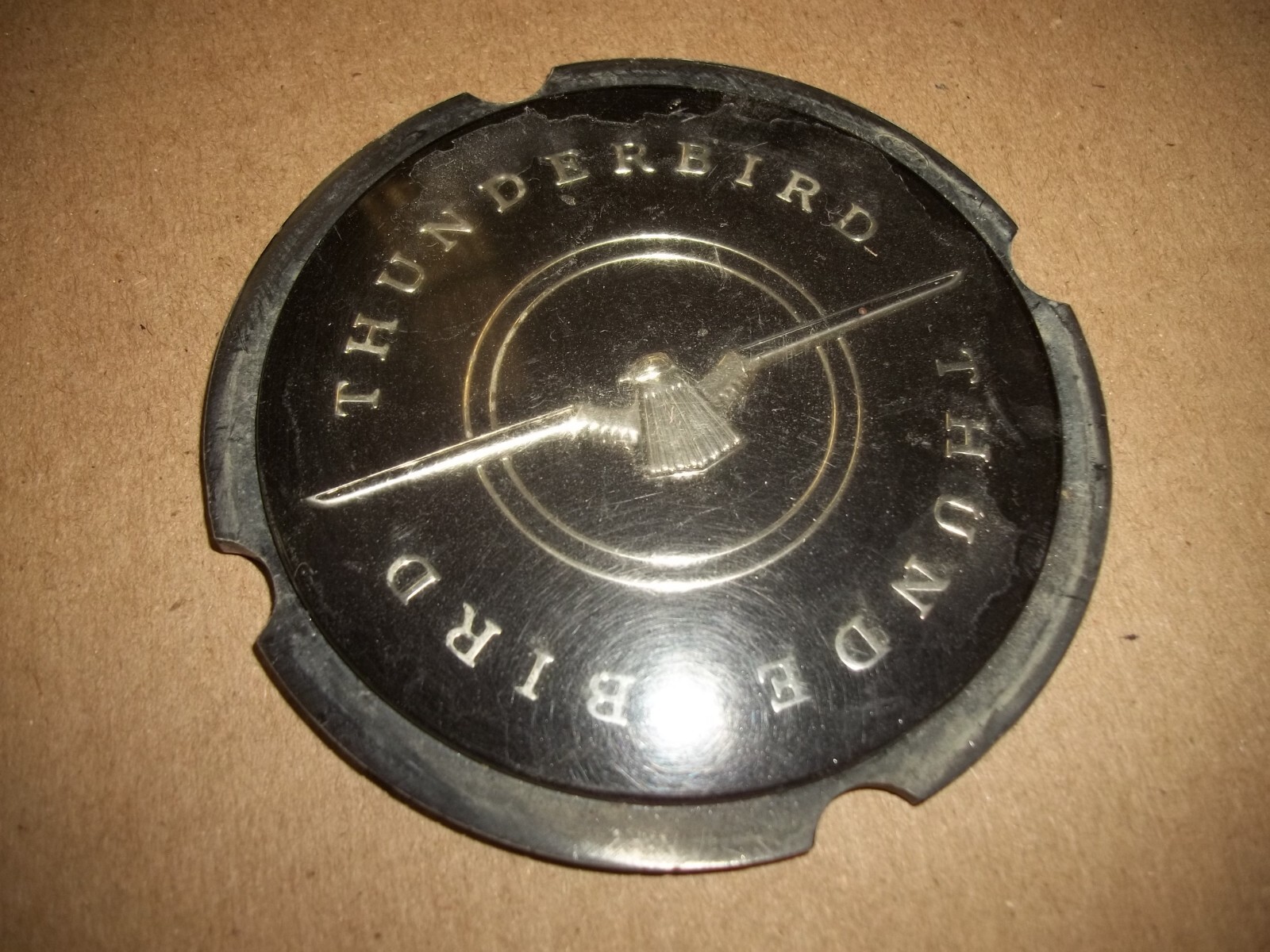 1973 73 Ford Thunderbird Hubcap Wheel Cover Hub Cap Emblem 15" OEM USED ...