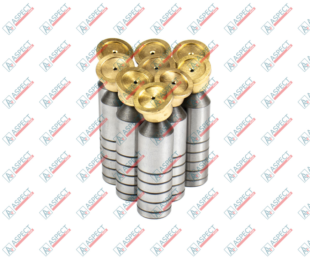 Vickers PVB6, PVQ13 Piston shoe 942230 brass Set of 9 pc | eBay