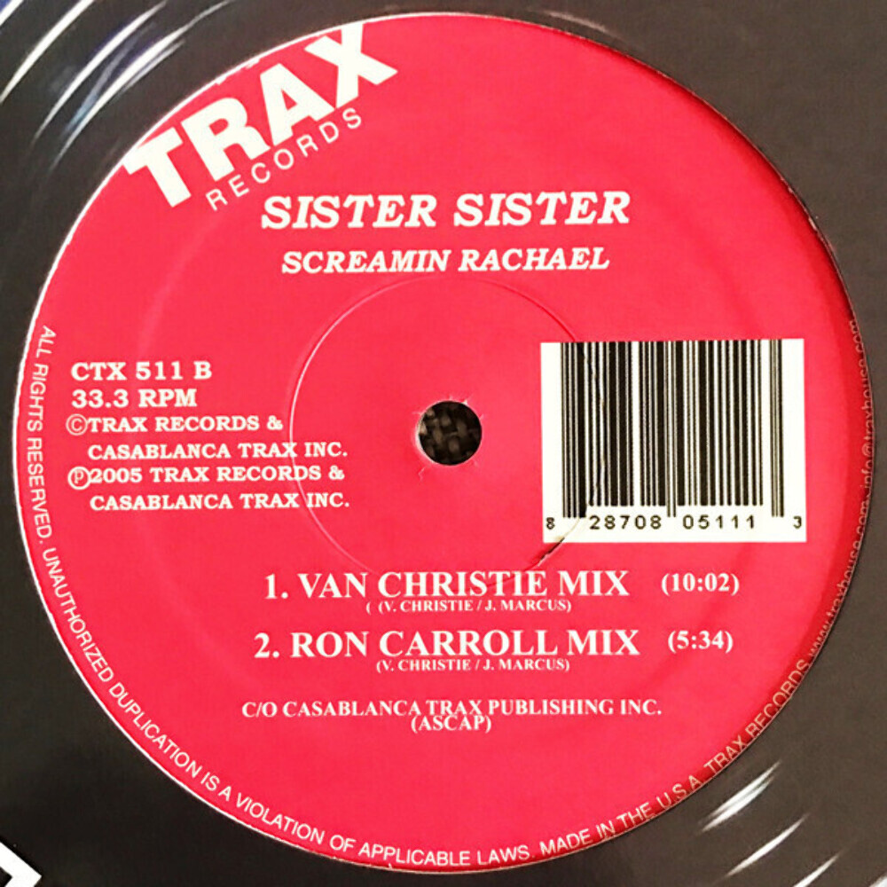 Screamin Rachael* - Sister Sister (12", Single) | eBay