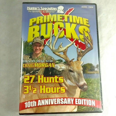 Primetime Bucks Deer Hunting DVD Craig Morgan 27 Hunts 3+ Hours Hunters ...