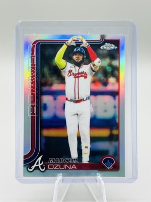 2025 Topps Chrome Marcell Ozuna Refractors Atlanta Braves #250 | eBay