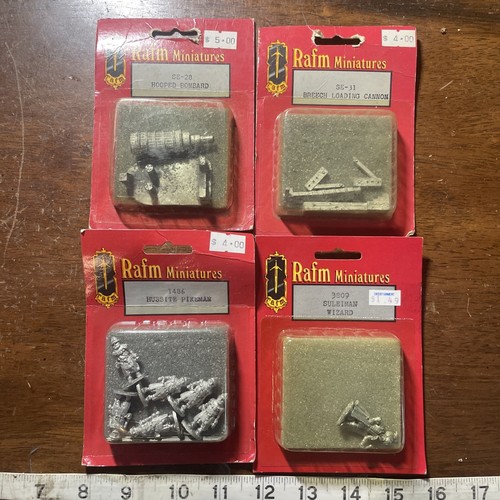 New Sealed RAFM Historic Miniatures ADND Figurines Lot Of 4 Vintage ...