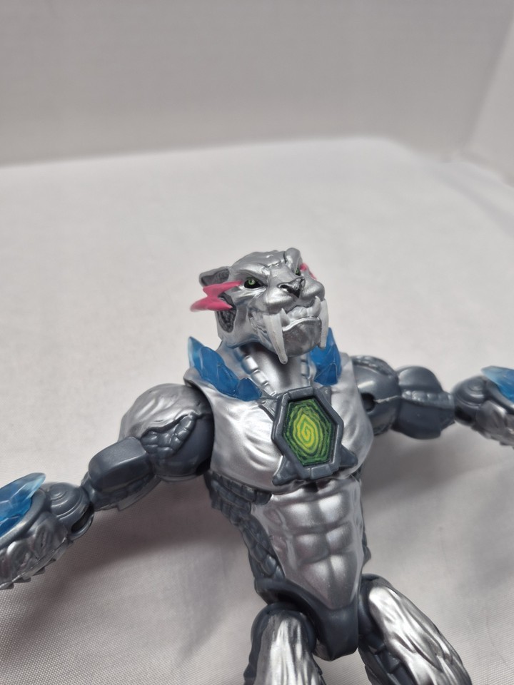 Mr Beast Lab Mutators - Metallic Silver Panther Action Figure Toy 5.5 ...