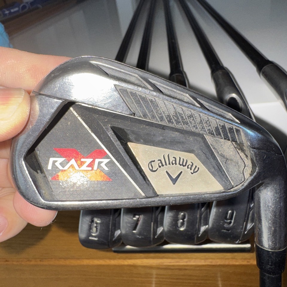Callaway Razr X Iron Set 5- PW Senior A Flex Graphite 65g Right Handed ...