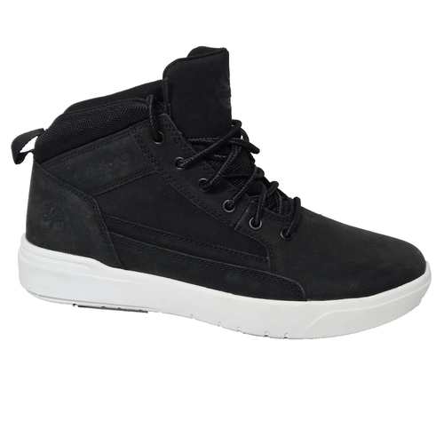 Timberland Men's Allston Nubuck Leather Mid Lace Up Sneakers Shoes ...